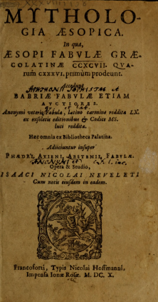 Aesops Fables | CCI Bookshelf